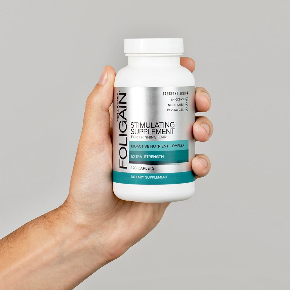 FOLIGAIN Suplemento Estimulante para Cabelo Fino 120 Comprimidos ...